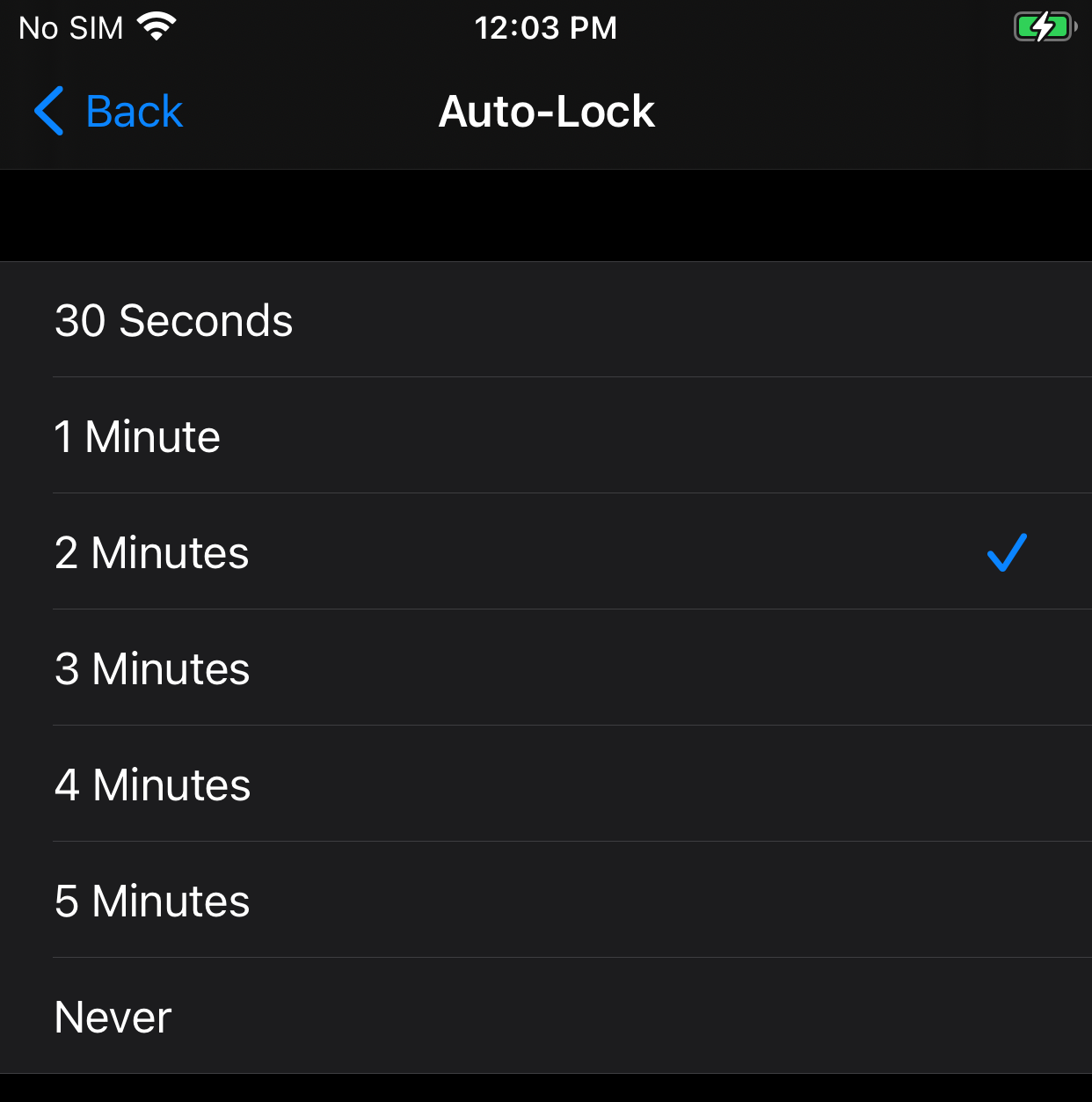 iOS Settings Display Auto-Lock & Require Passcode – The Forensic Scooter
