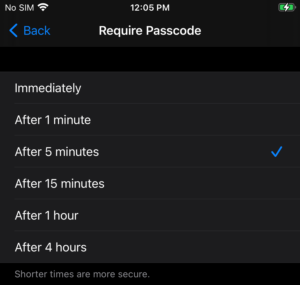 iOS Settings Display Auto-Lock & Require Passcode – The Forensic Scooter